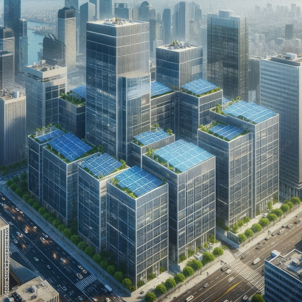 Solar Tower: Skyscraper with Solar Panels for Sustainable and Eco ...