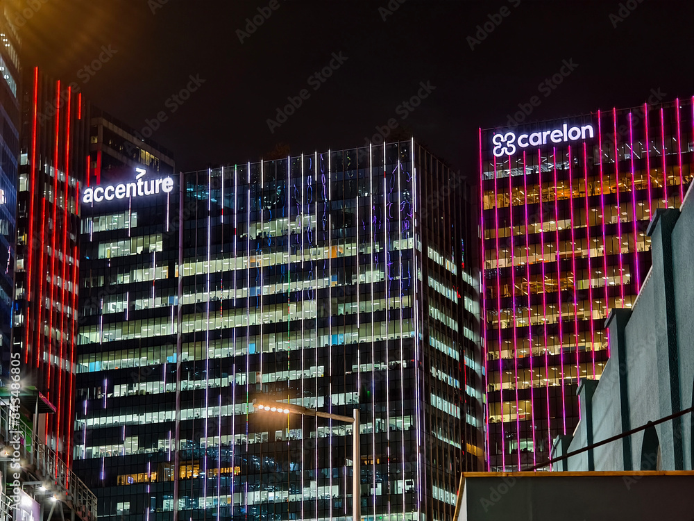 Bonifacio Global City, Taguig, Metro Manila - May 24, 2024: Modern ...