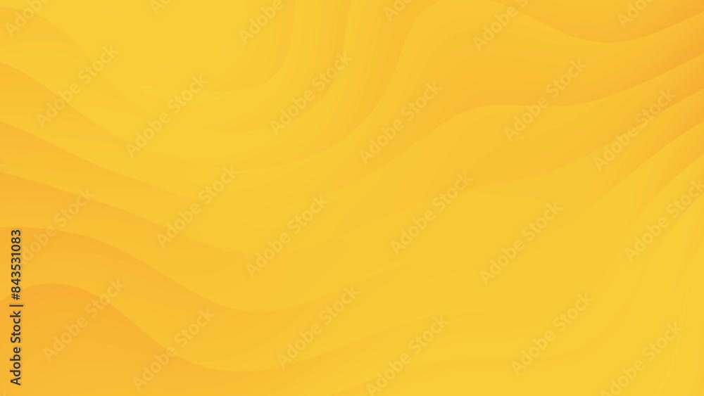 Elegant abstract yellow gradient waves loop background animation. Stock Video | Adobe Stock