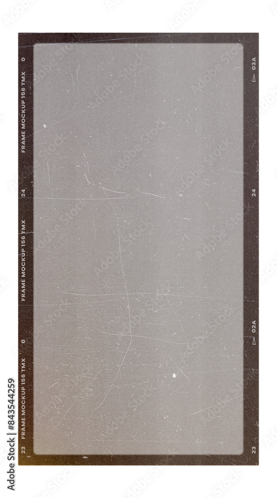 Film frame photo strip high-resolution blank filter. 35mm scan template ...