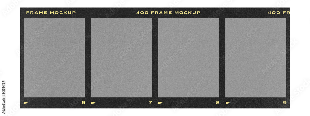 Film frame photo strip high-resolution blank filter. 35mm scan template ...