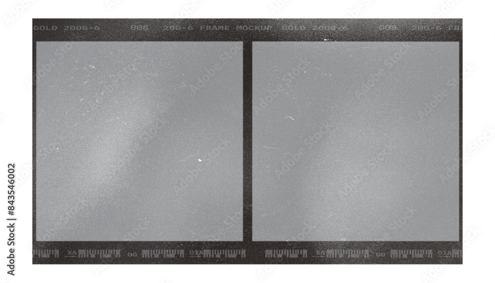Film frame photo strip high-resolution blank filter. 35mm scan template ...