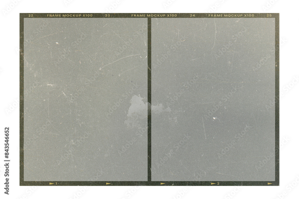 Film frame photo strip high-resolution blank filter. 35mm scan template ...