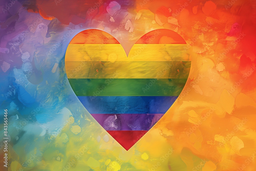 Queer June month rainbow pride lesbian love gay. Homosexual symbol flag ...