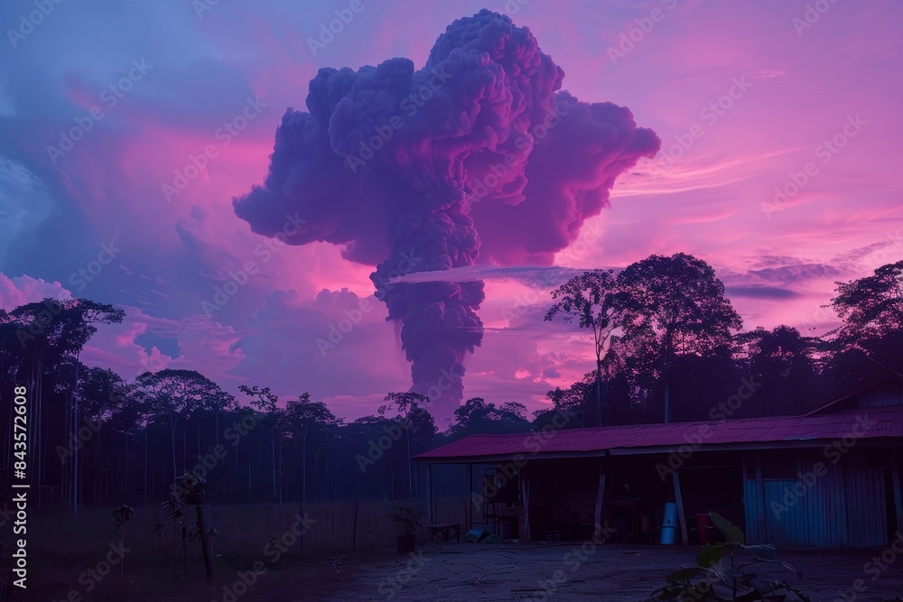 Impactful natural disasters forest fires, volcanic eruptions, and ...