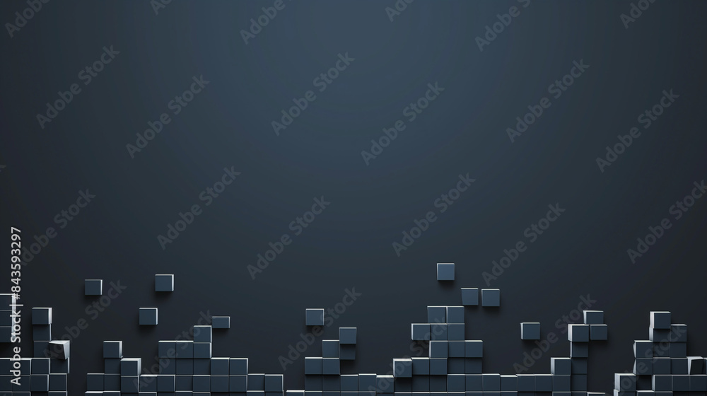 Dynamic Modern Pixel Border Edge Background Design with Vibrant ...