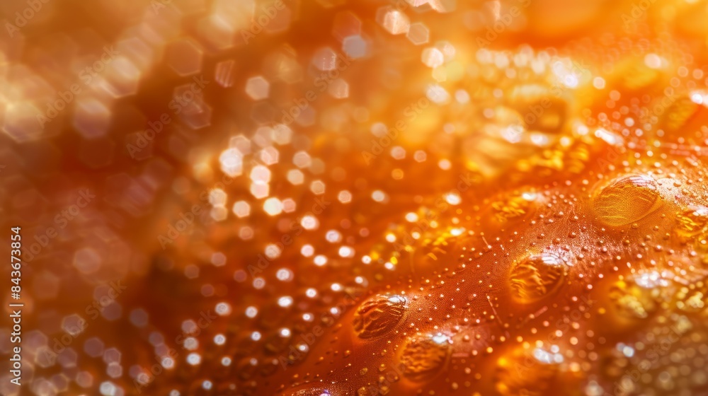 Close-up macro photograph of hives on the skin, highlighting the raised ...