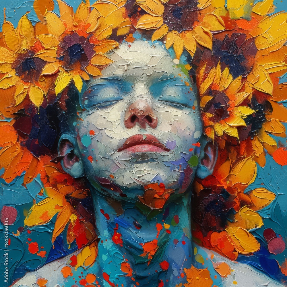 a beautiful Filipino woman in costume for the Masskara festival in ...