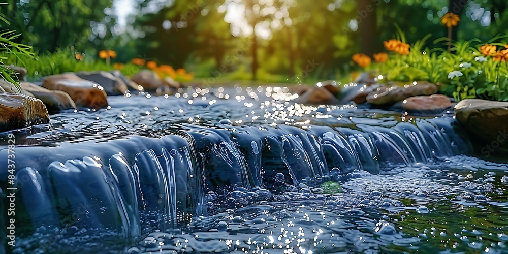 Water harvesting landscape to catch store and re-use storm water, rain ...