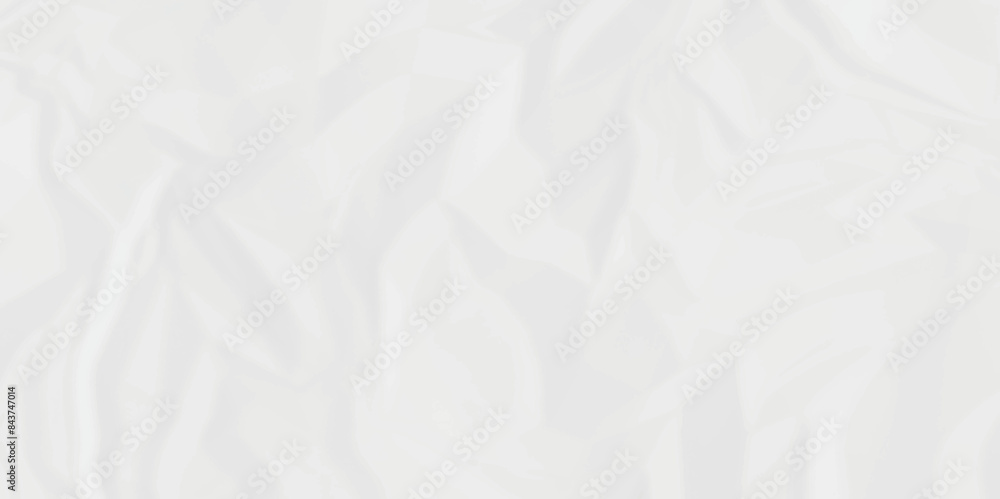 White paper texture is crumpled paper texture. White crumpled and ...