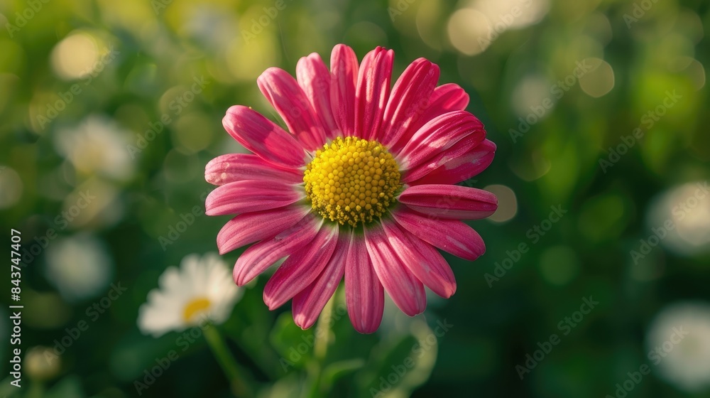 Scientifically known as Tanacetum coccineum the flower is commonly ...