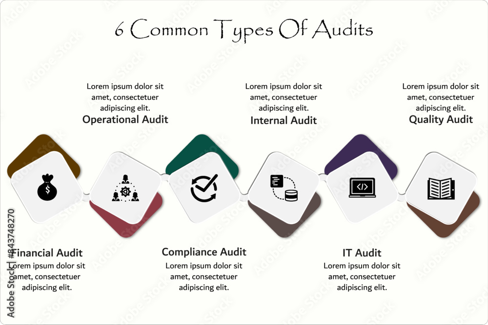 Six common type of audits - Financial audit, Operational audit ...