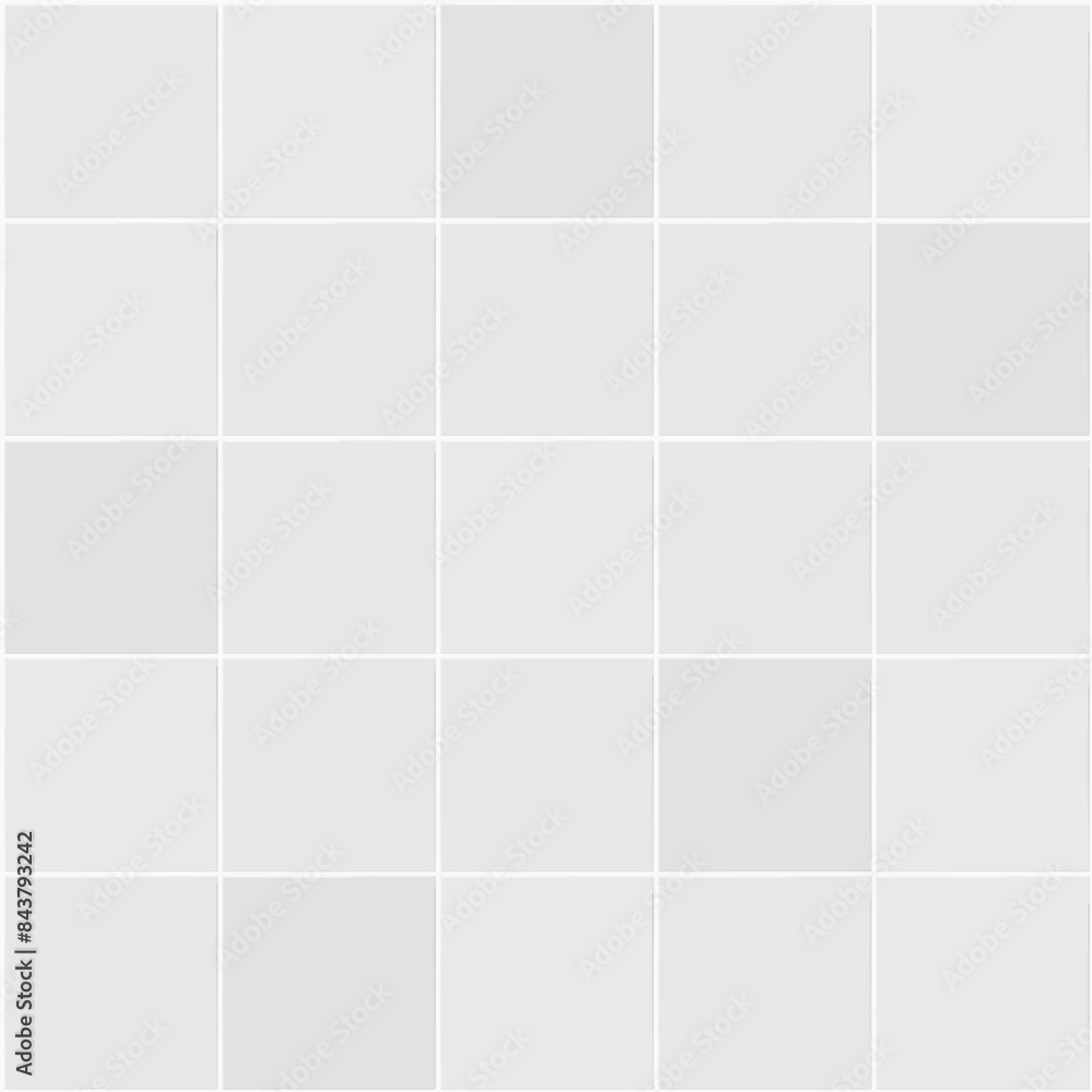 Seamless texture pattern of white gray tile floor or wall. New clean ...