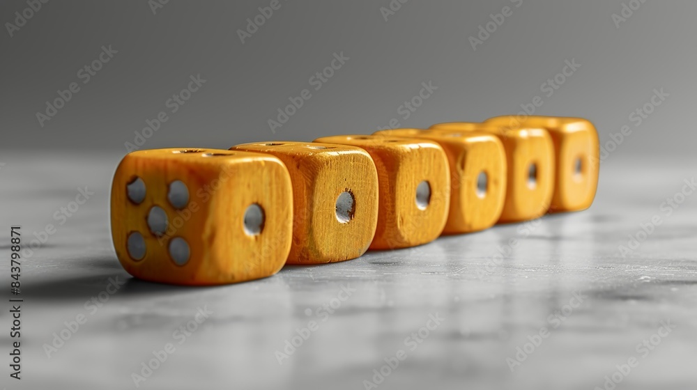 A single domino at the start of a long, complex chain reaction ...