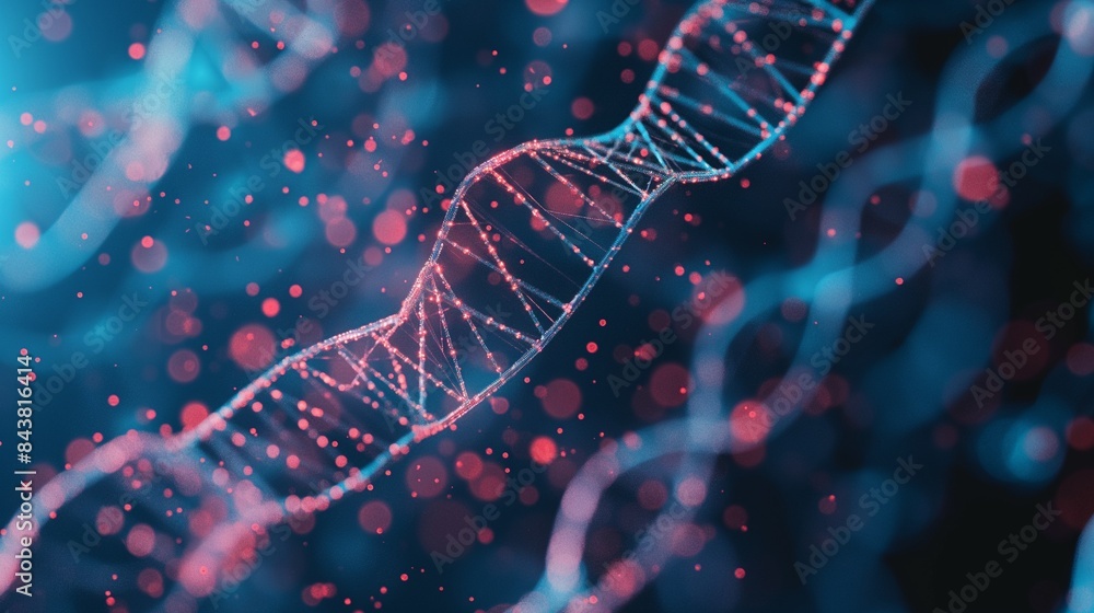 DNA sequencing technologies and methods. DNA, background genetic AI ...