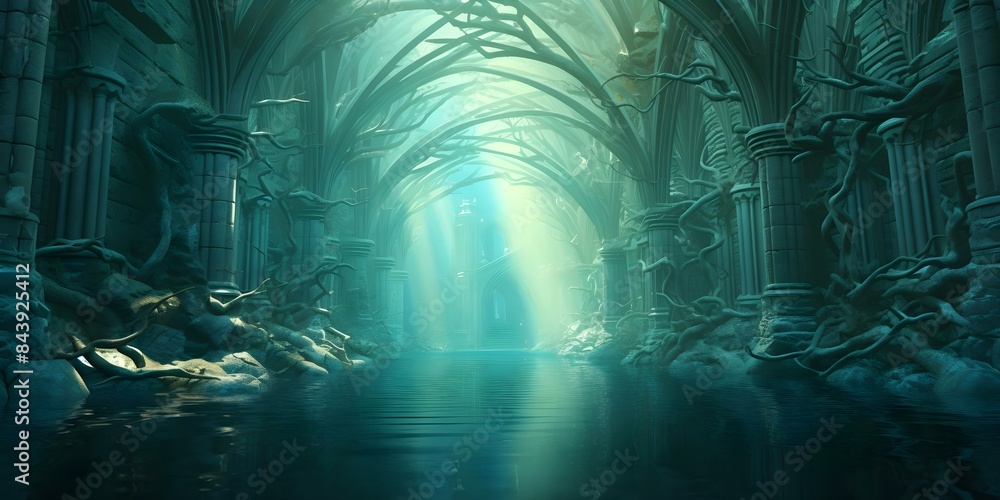 Immersive underwater vista rendered in 3D brings fantasy landscape to ...