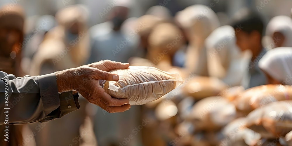 Eid alAdha ritual distributing qurbani meat to the less fortunate ...