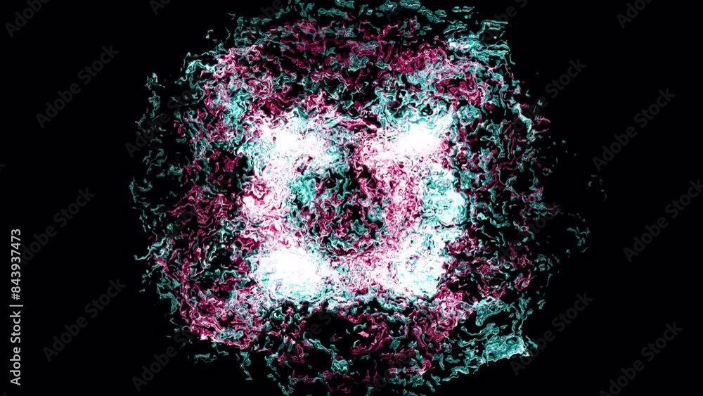 Explosion shockwave effect and divergent wave on a transparent ...