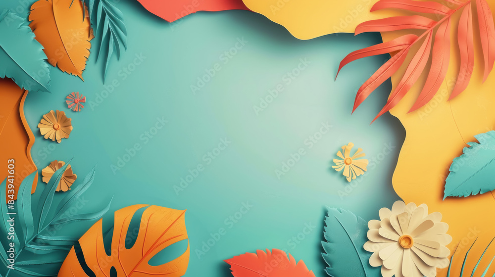 Editable Border Template for Print Material Design Stock Illustration ...