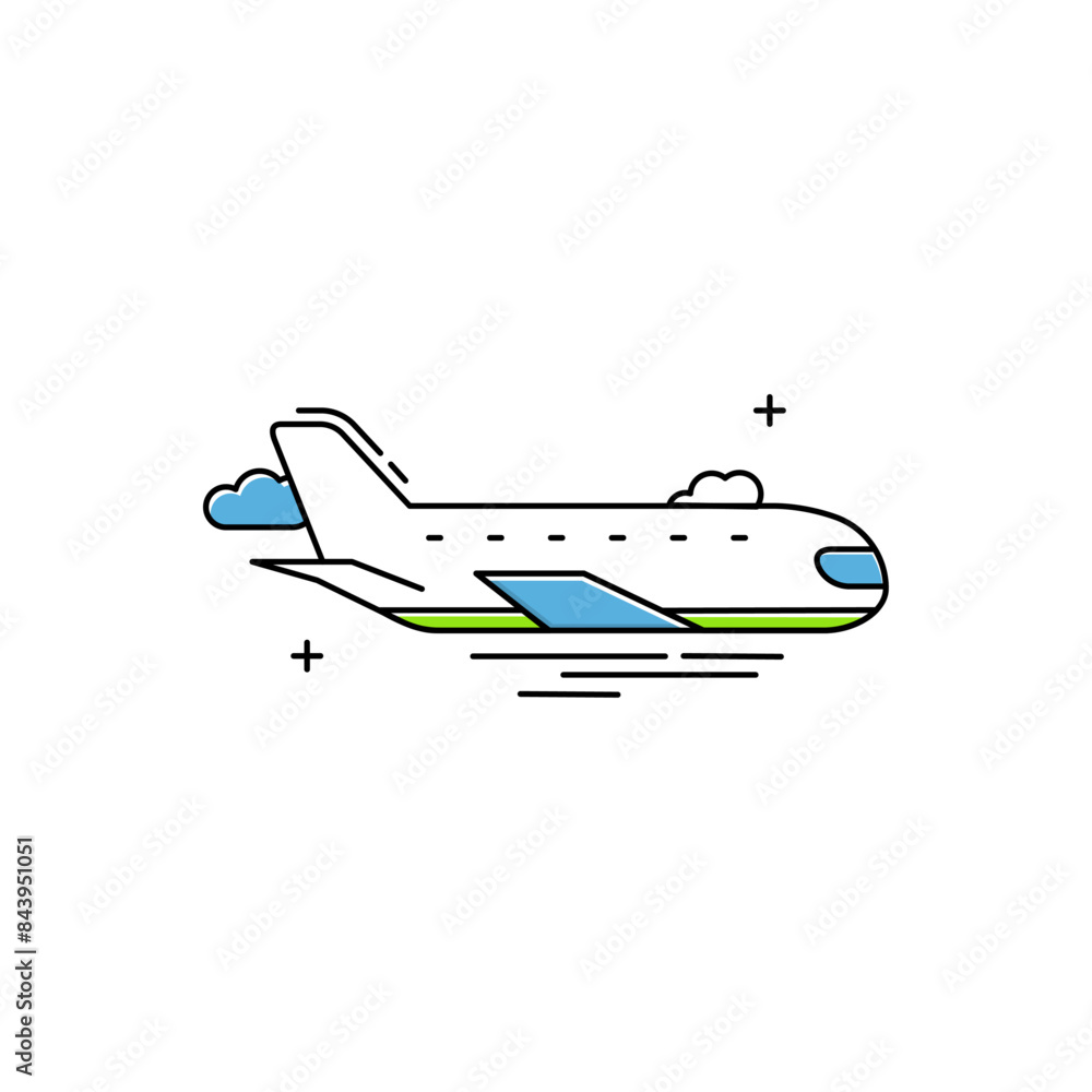 Aeroplane, Air Travel, Commercial Flight, Aviation Icons, Airplane ...