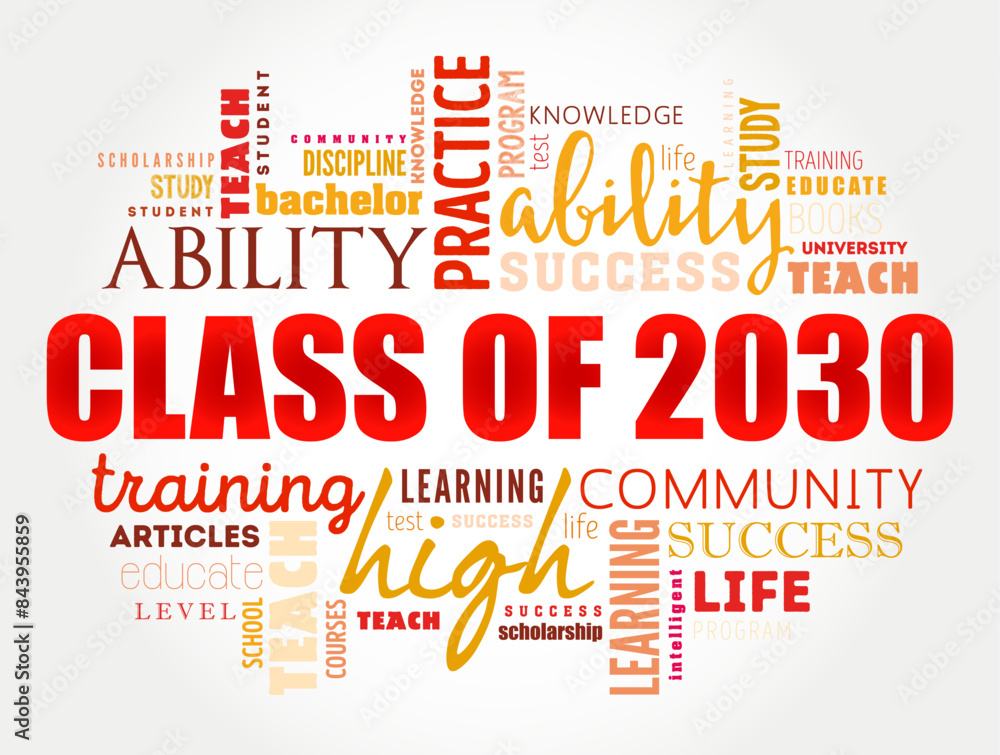 Class of 2030 - the group of students who graduated from high school or ...