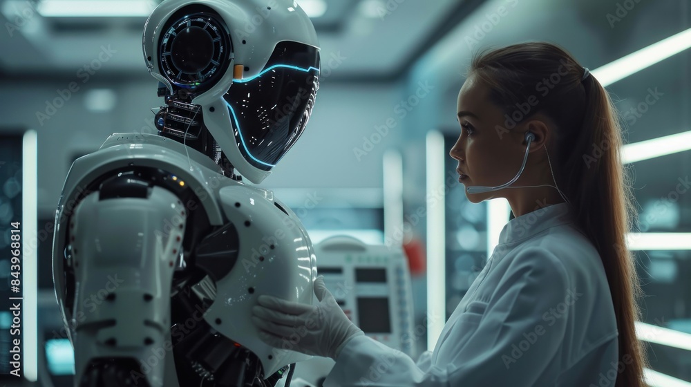 Ai In Healthcare Administration Streamlining Operations And Reducing Costs Stock Illustration