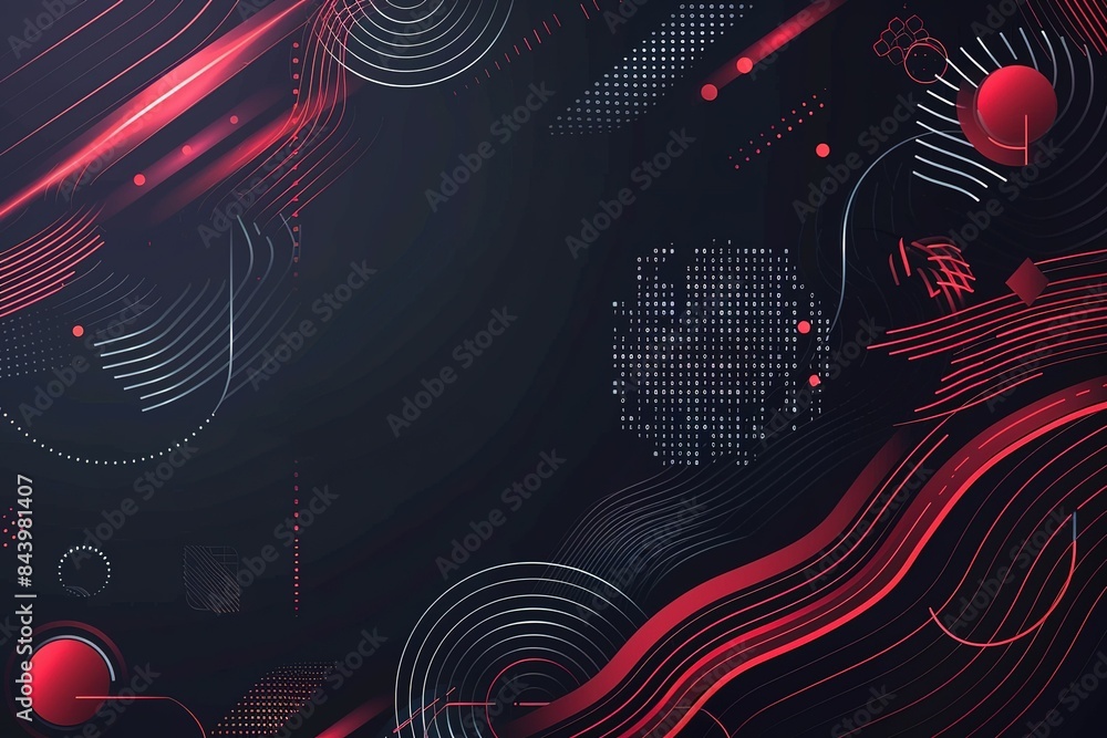 modern conceptual elegant template in hi-tech style. contemporary cover ...