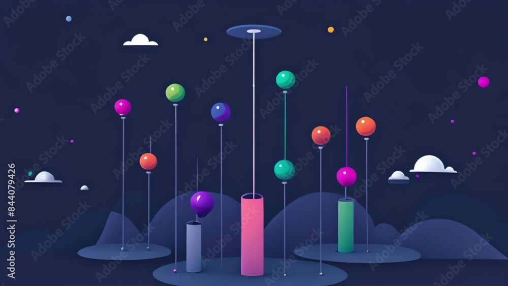 A dynamic light installation that responds to changes in air quality ...