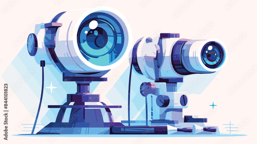 Eye testing machine icon. Clipart image isolated on Stock Vector ...