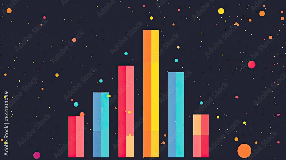 Modern bar graph in Excel, highlighting performance metrics with a ...