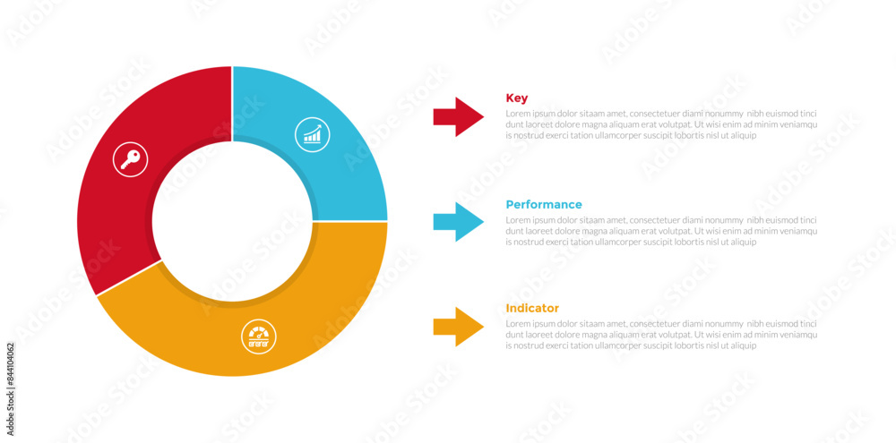 KPI key performance indicator infographics template diagram with big ...
