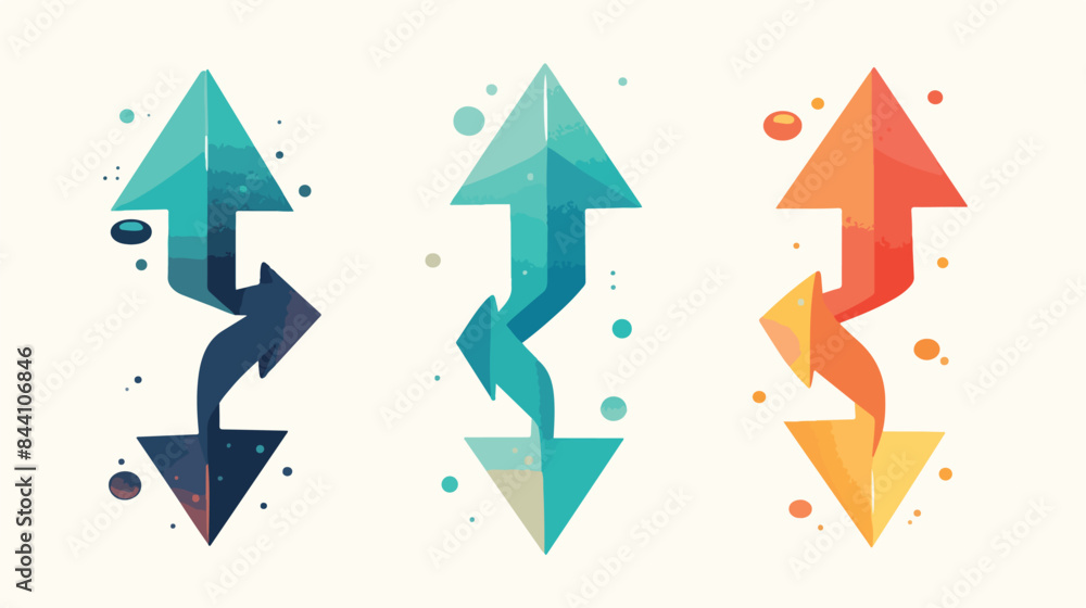 Four step down arrow infographic design. Clipart im Stock Vector ...