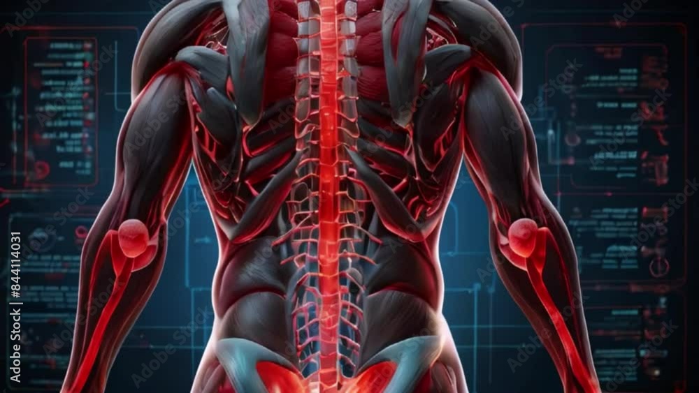 3d rendered illustration of a body, human body illustrative anatomy ...