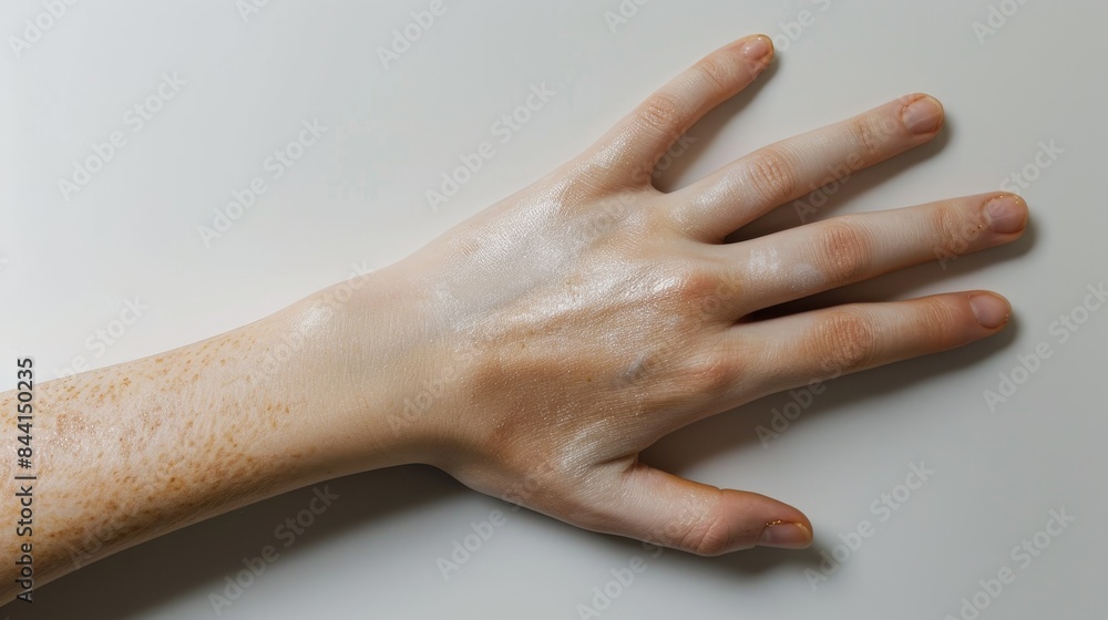 Skin condition of the hands characterized by harmless pigmentation ...