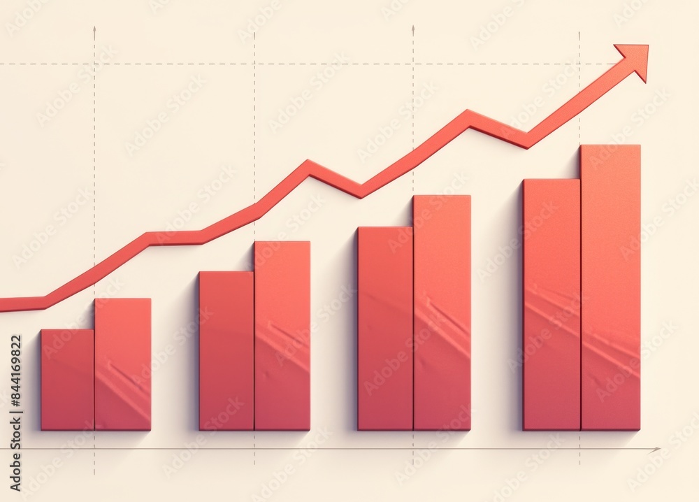 business graph with red arrow,Dynamic Business Graph Animation ...
