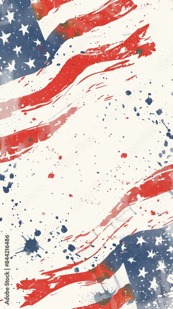 Simple white background with subtle flag details for Patriot Day. Stock ...