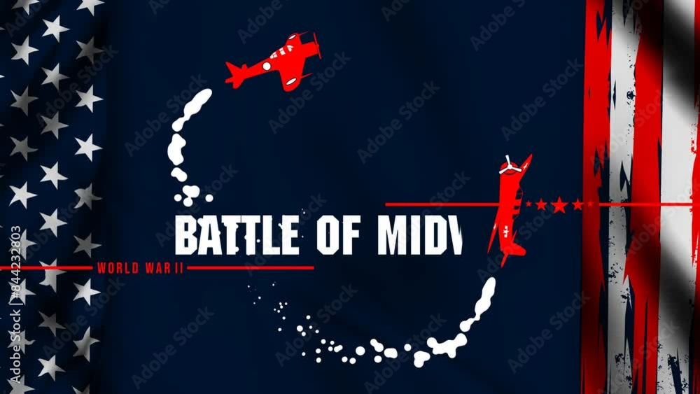 Animated Battle of Midway , June 4-6, 1942 . a historic naval battle ...