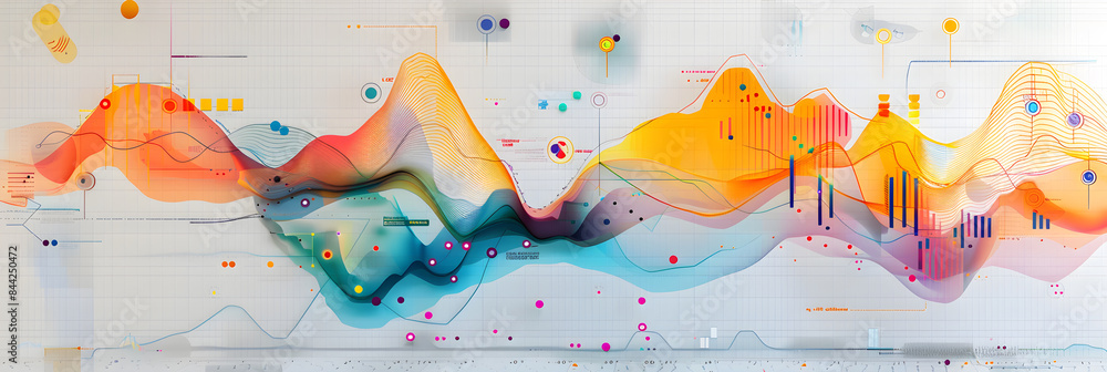Foto de Informative Chart Displaying Data Trends with Clear Markers and ...