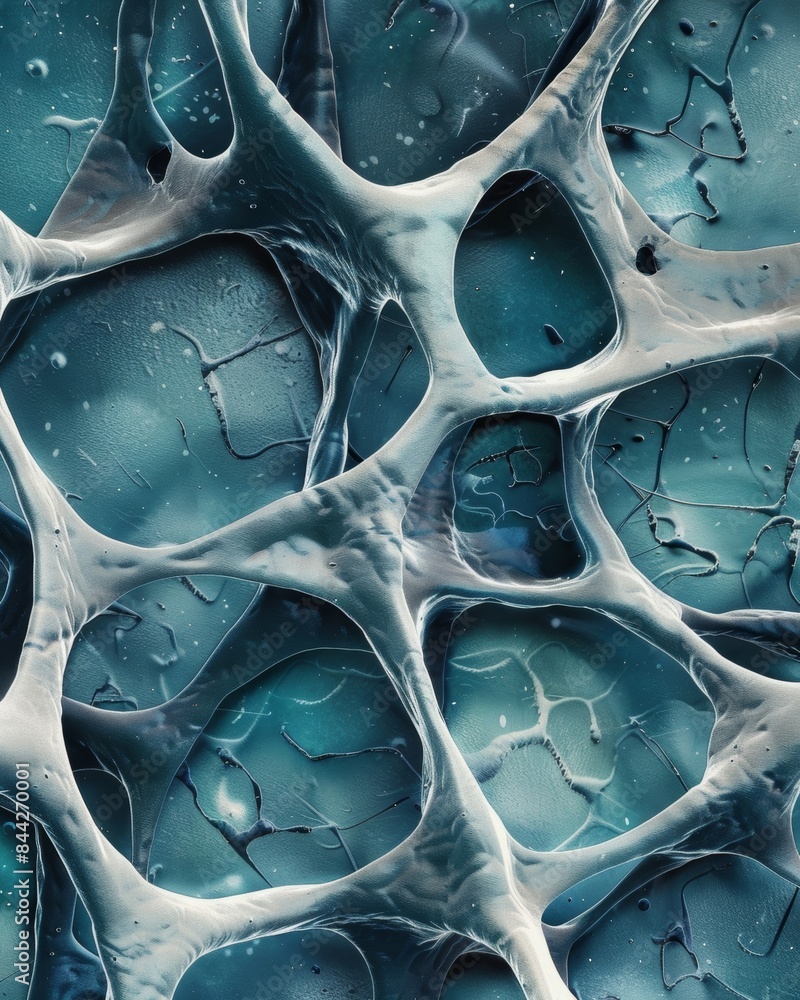 Bone cells under a microscope Revealing the complex structure within ...