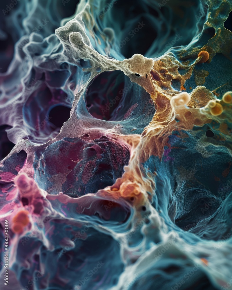 Bone cells under a microscope Revealing the complex structure within ...