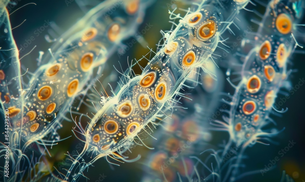 Microscopy of plankton in the water reveals the diverse and complex ...