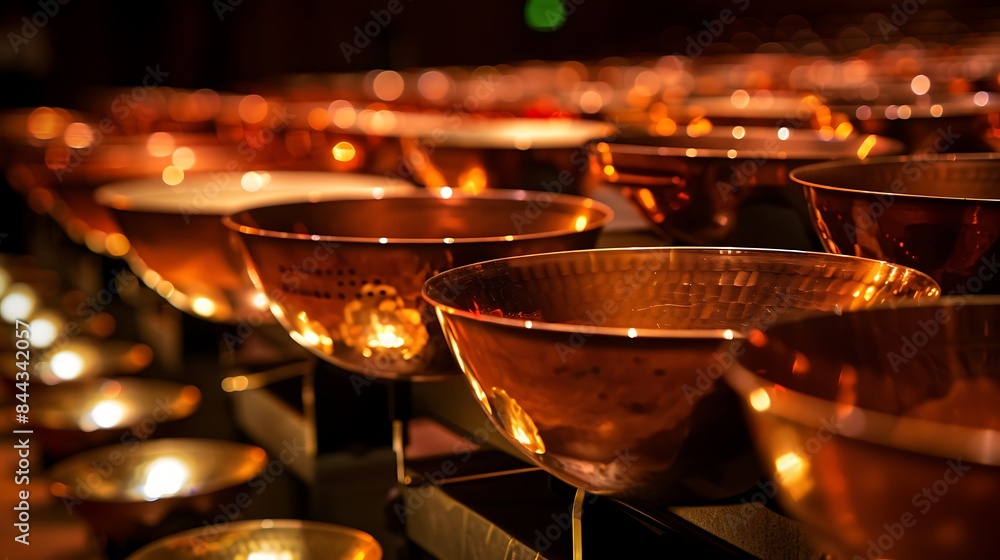 Timpani Drums A set of timpani drums arranged in a symphony orchestra ...