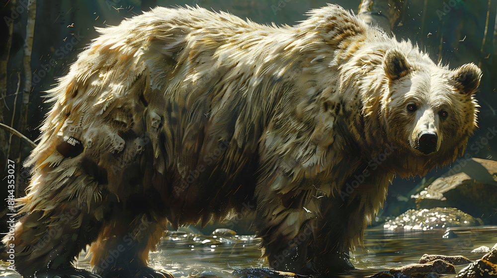 Cave Bear Ursus spelaeus extinct mammal of Pleistocene Europe Capture ...
