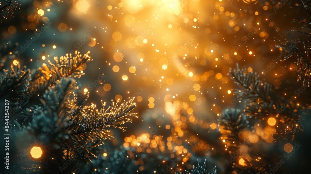 Enchanted Forest Glowing with Ethereal Light and Crystals - Hyper ...