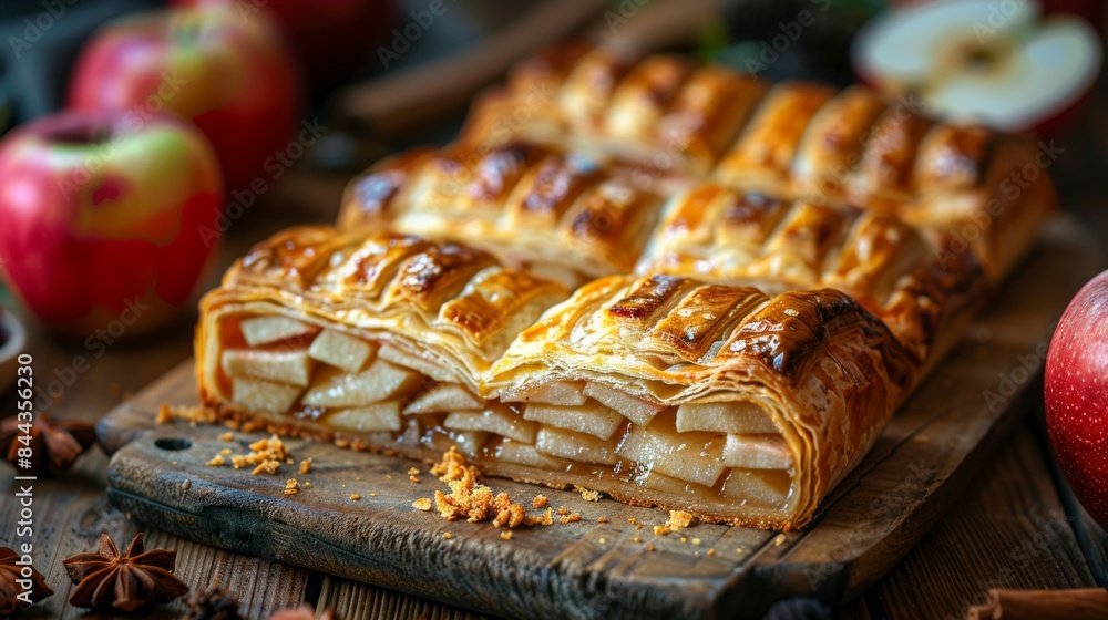 Chaussons aux Pommes: A display of Chaussons aux Pommes with their ...