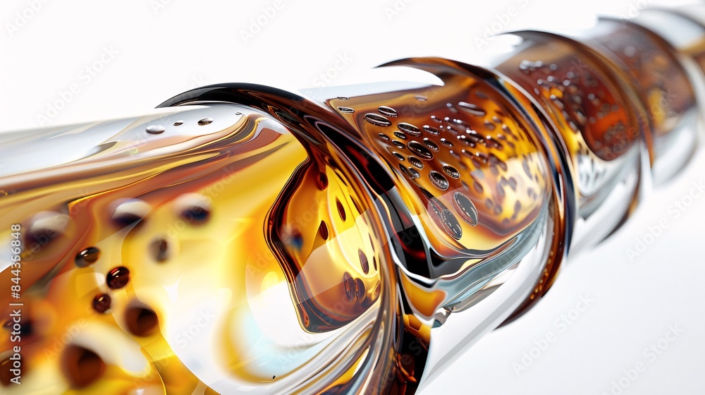 High-resolution simulation of a cross-section of a pipe containing ...