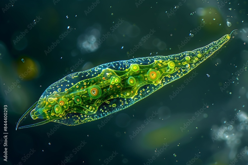 Euglena is a genus of single-celled flagellate Eukaryotes under ...
