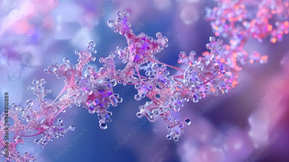 The chemical structure of a glycoprotein illustrating the specific ...