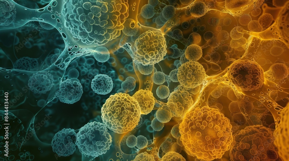 The diverse and specialized structures within an endocrine gland such ...