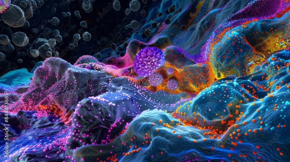 Highresolution microscopy image of the calciumsensing receptor CaSR a ...